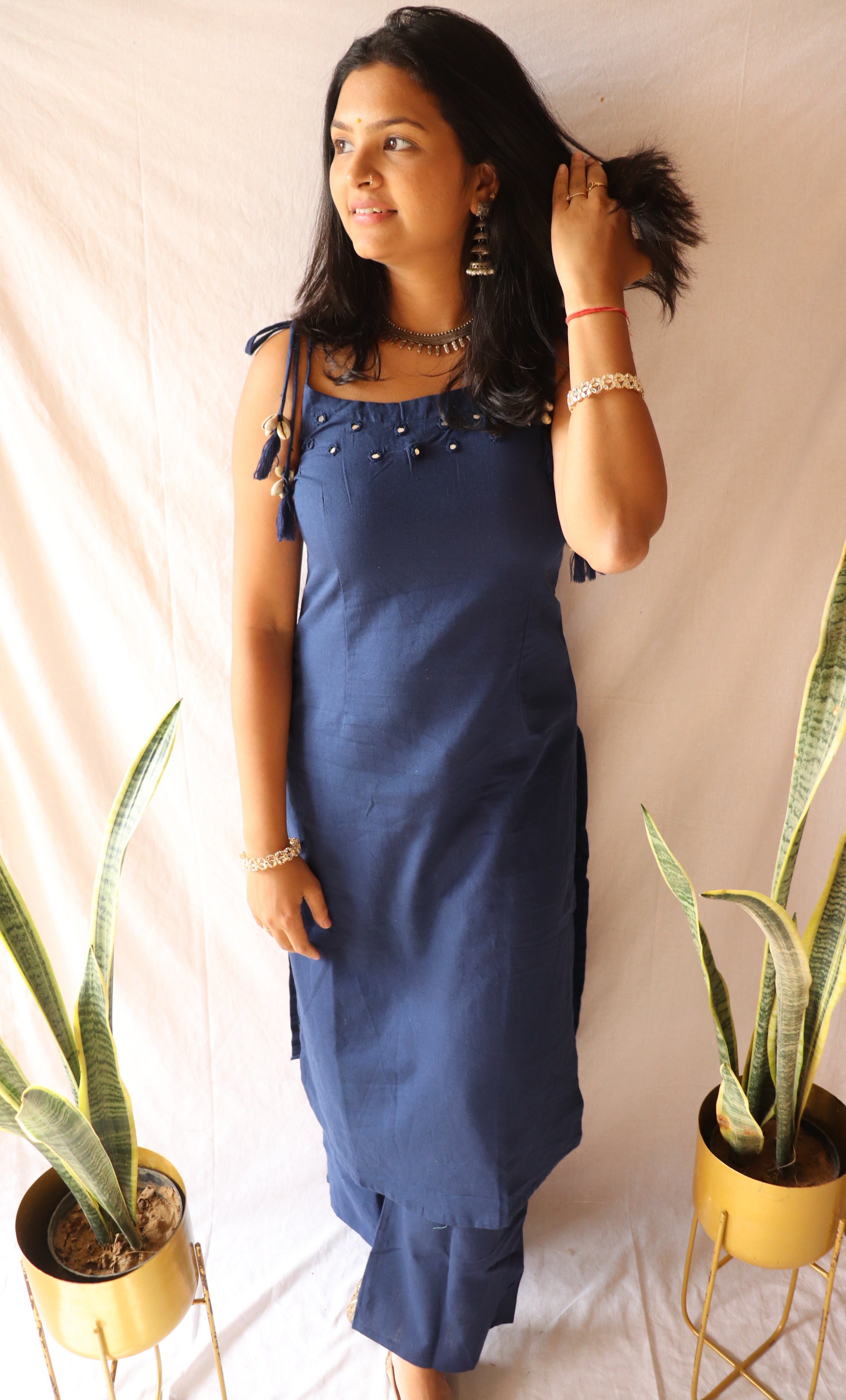 Indigo allure - Blue dori kurta set – SUTI HOUSE